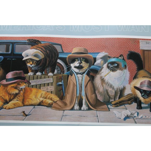 Bryan Moon | Art | Americas Most Wanted Bryan Moon Print Signed Cats ...